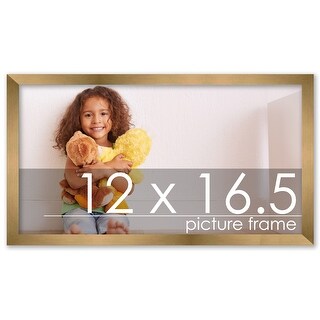 12x16.5 Frame Bronze Modern Minimalist - Modern Wood Picture Frame ...