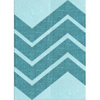Ahgly Company Machine Washable Transitional Tron Blue Area Rugs - Bed ...