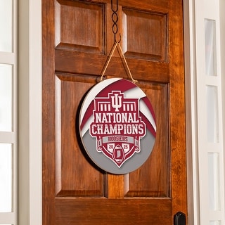 18 in. Indiana University CFP National Champions Door Décor with ...