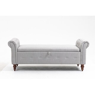 63 inches living room Bench Folding Storage Ottoman - Bed Bath & Beyond ...