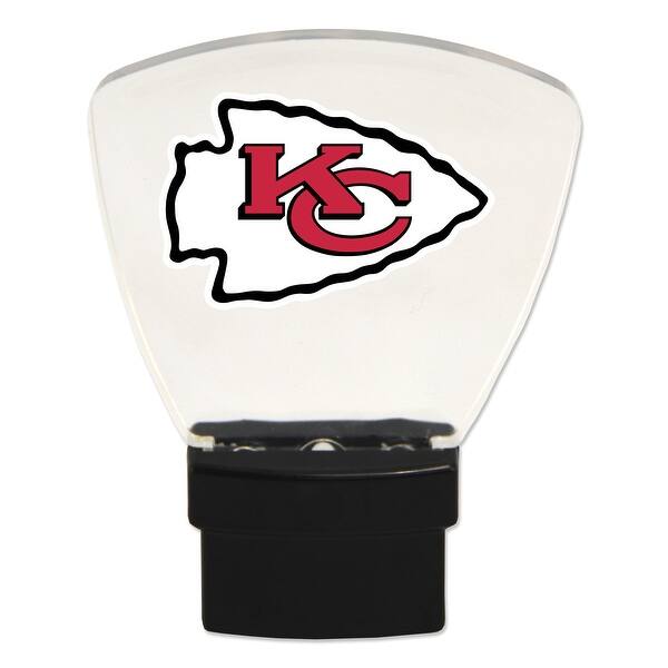 NFL LED Night Lights, Kansas City Chiefs, with Team Logo - Bed Bath ...