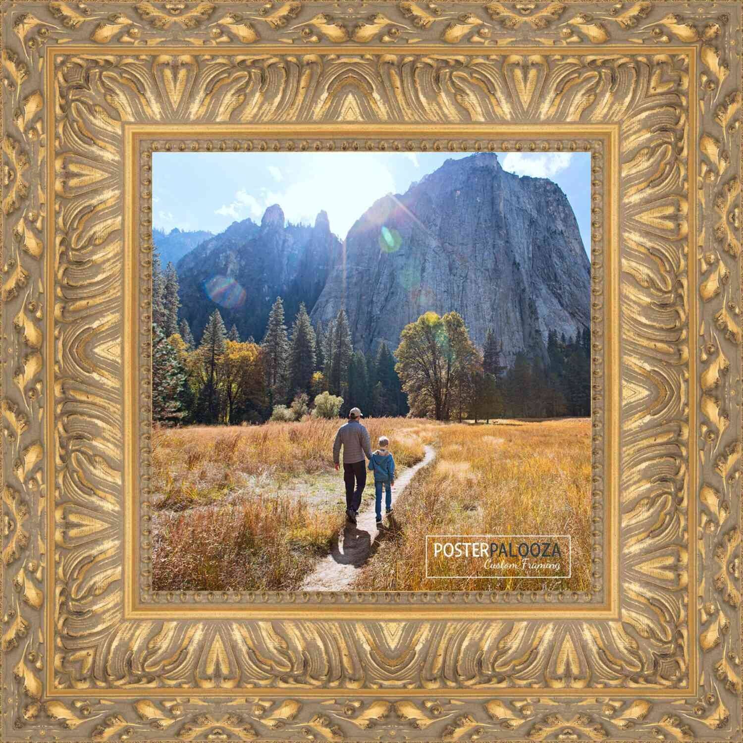 ornate frame the range