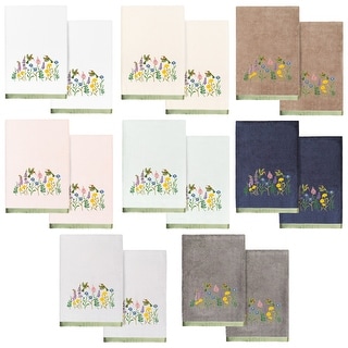 Authentic Hotel and Spa Turkish Cotton Hada 2 PC Bath Towel Set - Bed ...