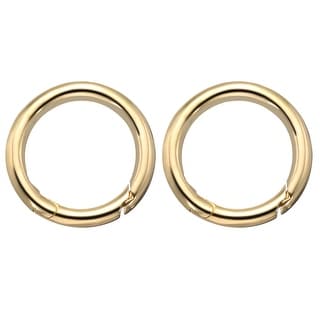 Snap O Rings, Brass Trigger Snap O-Rings Clip Keychain Opening Round ...