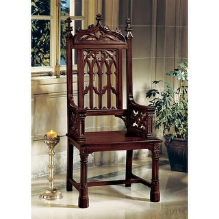 Design Toscano Gothic Tracery Cathedral Chair - Bed Bath & Beyond ...