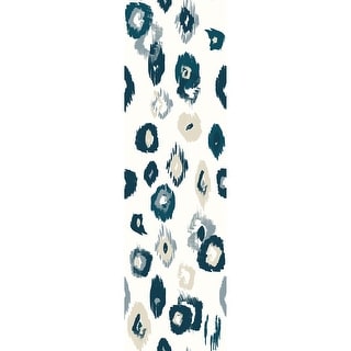 Amara White Animal Ikat Wallpaper - Bed Bath & Beyond - 37971064