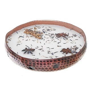 Soy 14 Oz 5 Wick Metal Dish Candle Barossa Rose Plum - Bed Bath ...