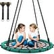 750lbs 40“ Spider Web Saucer Tree Swing for Kids Adults, Outdoor Net ...
