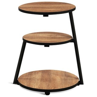 Round 3-Tier Sofa Side Table - Pictured - Bed Bath & Beyond - 31808448