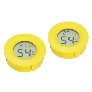 2Pcs Mini Thermometer Hygrometer Digital LCD Temperature Humidity Meter ...