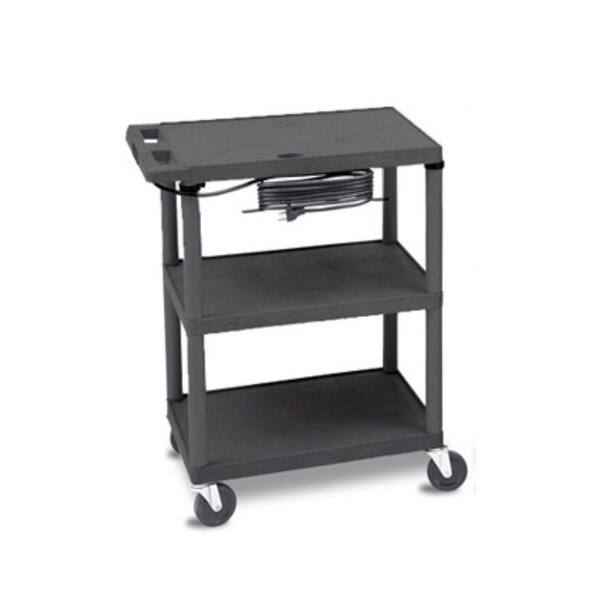 Chattanooga Group Therapy Cart - Black Electrical Utility Cart - Bed ...