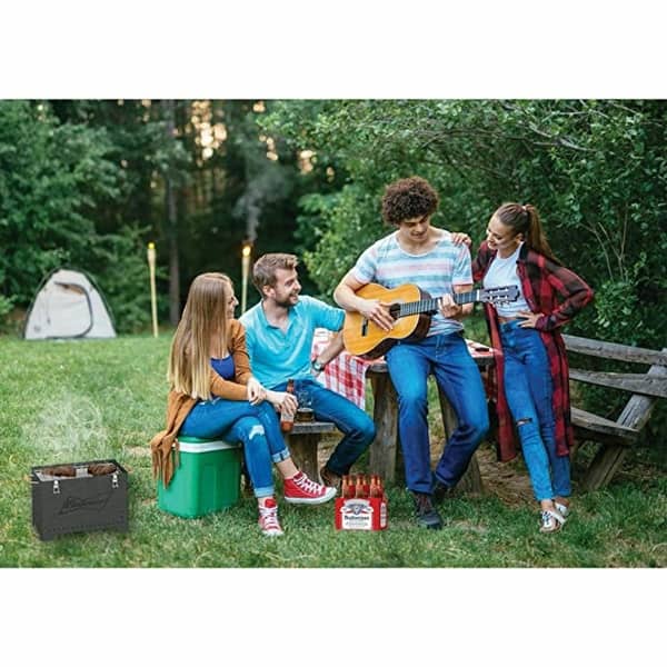 Budweiser Barbeque Charcoal Small Grill Set - Black|Assemble - Bed Bath ...