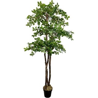 Hand-Made Italian Black Olive Leaf 3-Tier 6.5' - Bed Bath & Beyond - 41398820