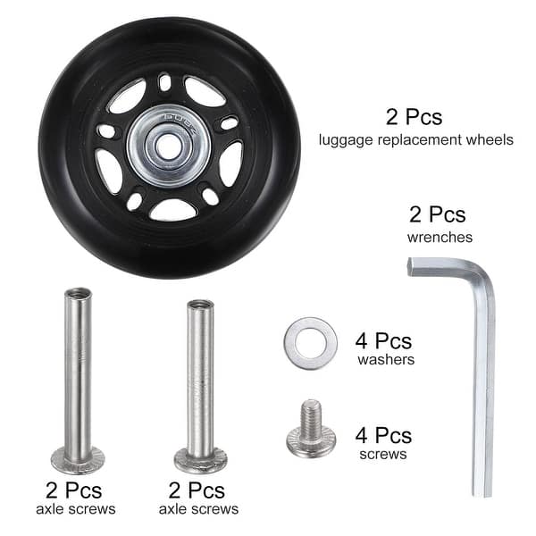 wheels for suitcase replacement