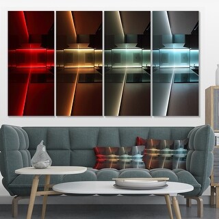 Designart "Abstract Kitchen Art" Abstract Canvas art print - Bed Bath ...