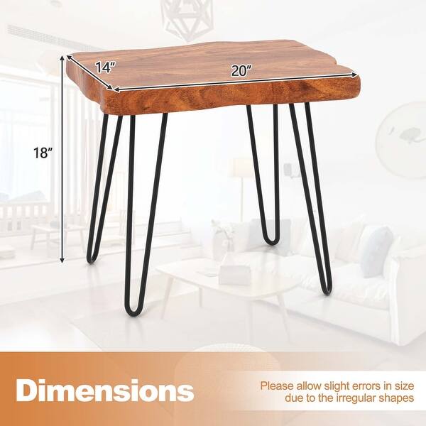 Rectangular End Table Accent Side Reclaimed Indonesia Teak Wood Plant ...