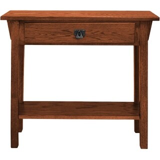 Console Table, Solid Wood, 1 Drawer, Display Shelf, Narrow, Easy ...