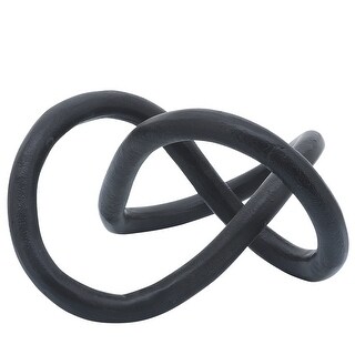 Sagebrook Home Abstract Modern 9" Metal Knot Sculpture - 9" x 8" x 5 ...