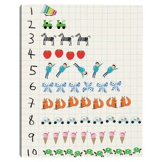 Nifty Numbers Count by Lisa Stickley Canvas Art Print - Bed Bath ...