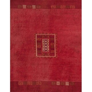 Ahgly Company Machine Washable Abstract Ferrari Red Area Rugs - Bed ...