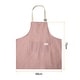 2Pack Kitchen Cooking Aprons Adjustable Chef Apron 2 Pockets - 75x68cm ...
