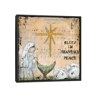 iCanvas "Silent Night" by Ashley Bradley Framed Canvas Print - Bed Bath ...