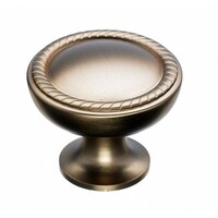 Top Knobs Emboss 1-1/4 Inch Mushroom Cabinet Knob from the Edwardian ...