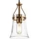 Haye Modern Gold 1-Light Mini Glass Pendant Light for Kitchen Island ...