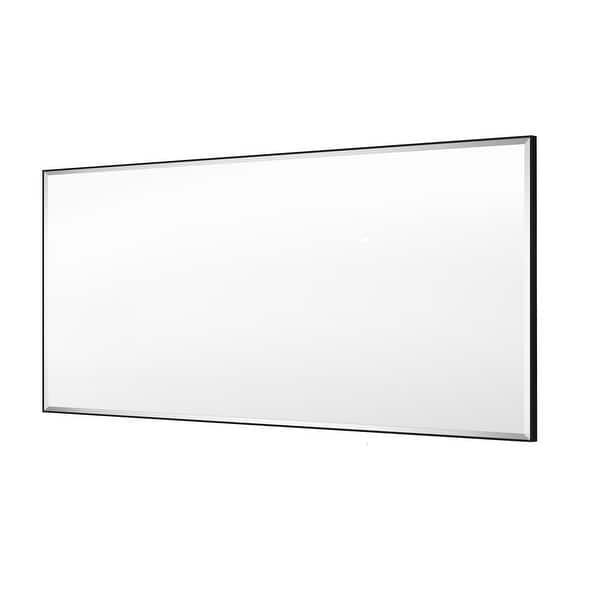 white rectangle mirror