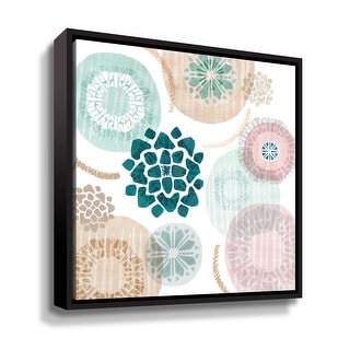 Mint Discs II by Flora Kouta Gallery Wrapped Floater-framed Canvas ...