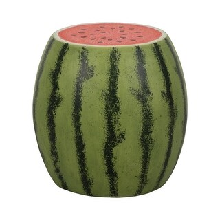 Resin Garden Stool Sculpted Texture Realistic Watermelon Design - Bed ...