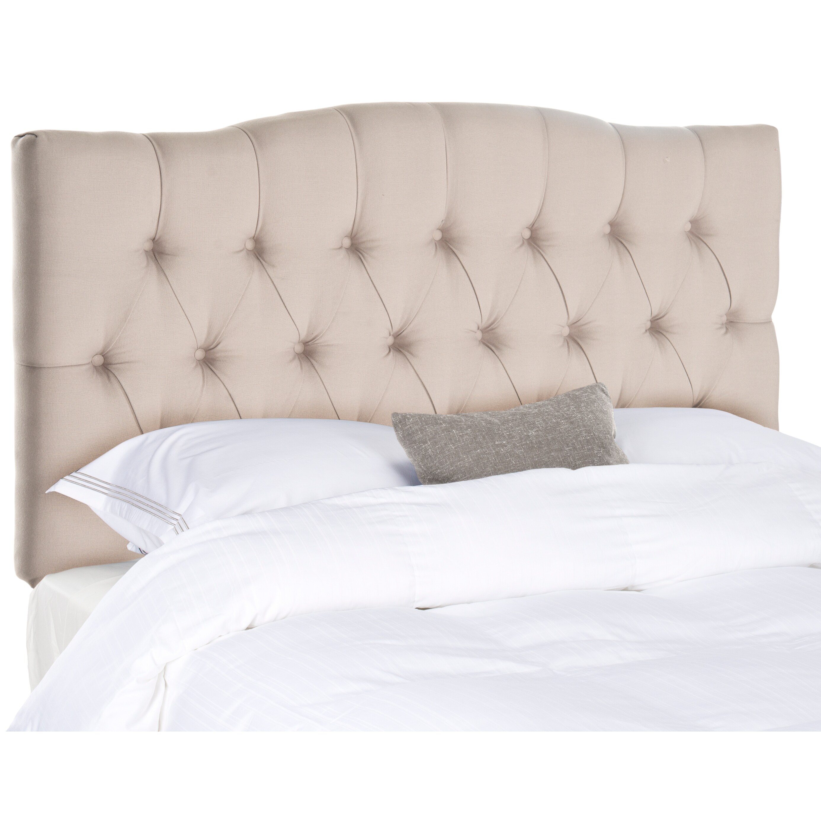 Taupe headboard king store