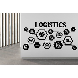 Logistics wall decal Planning Management Transport Inventory - Bed Bath ...
