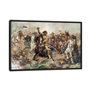 iCanvas "Cuba- Rough Riders, 1898" by W.G. Read Framed Canvas Print ...