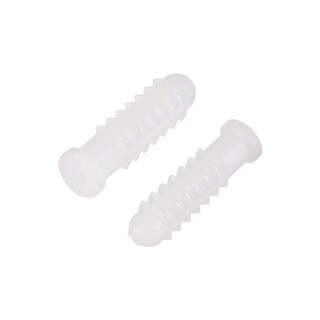 7x31mm Plastic Expansion Tube Bolts Column Frame Fixings White 25pcs ...