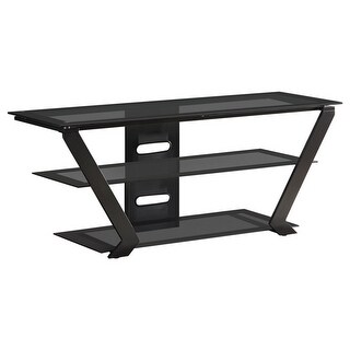 Fancy Contemporary Style tv console, Black - Bed Bath & Beyond - 18853217