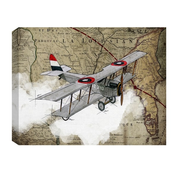 Biplane 1, 2, 3, 4 by GraphINC Studio Canvas Art Prints - Bed Bath ...