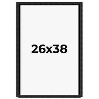 26x38 Shadow Box Black Rustic Barnwood Display Frame | 1.125 Inch - Bed ...