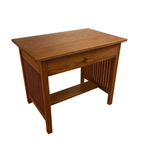 Mission / Arts And Crafts Solid Oak Writing Desk - 36 Inch - Bed Bath ...