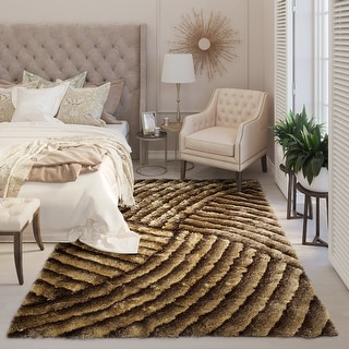 RugBerry 3D Geometric Modern Contemporary Shag Area Rug - On Sale - Bed ...