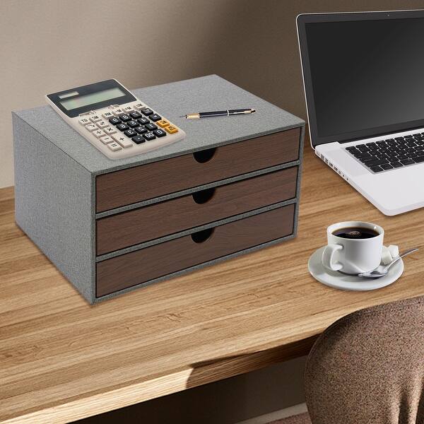 3 Tier Desk Organizer Desktop Drawers - On Sale - Bed Bath & Beyond ...