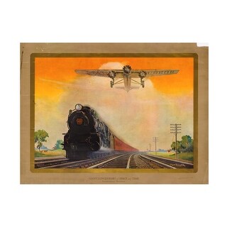 Print Collection 'Pennsylvania Railroad' Canvas Art - Bed Bath & Beyond ...