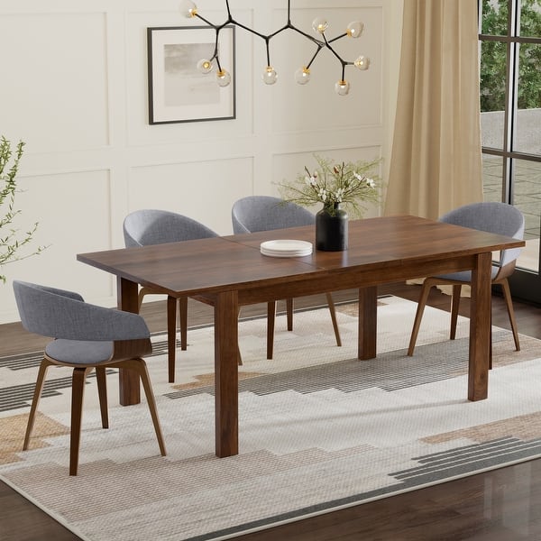 WyndenHall Saige 76x36 inch Extendable Dining Table 76 inches wide On Sale Bed Bath Beyond 40937979