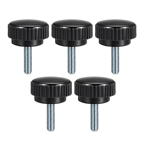 M8x20mm Male Thread Knurled Clamping Knobs Grip Thumb Screw on 5Pcs ...