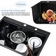 Workstation 33-inch Drop-In Kitchen Sink R10 Radius Stainless Steel ...