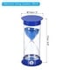 60 Min Sand Timer, Round w Plastic Cover, Count Down Sand Clock Glass ...