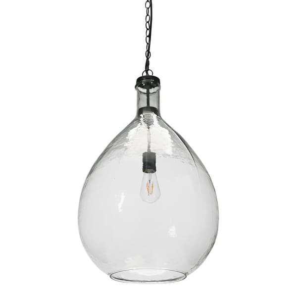 Oversized Glass Pendant Light - Clear - Bed Bath & Beyond - 31276323