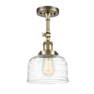 Innovations Lighting 201F-14-8 Bell Semi-Flush Bell 8" Wide Semi-Flush ...