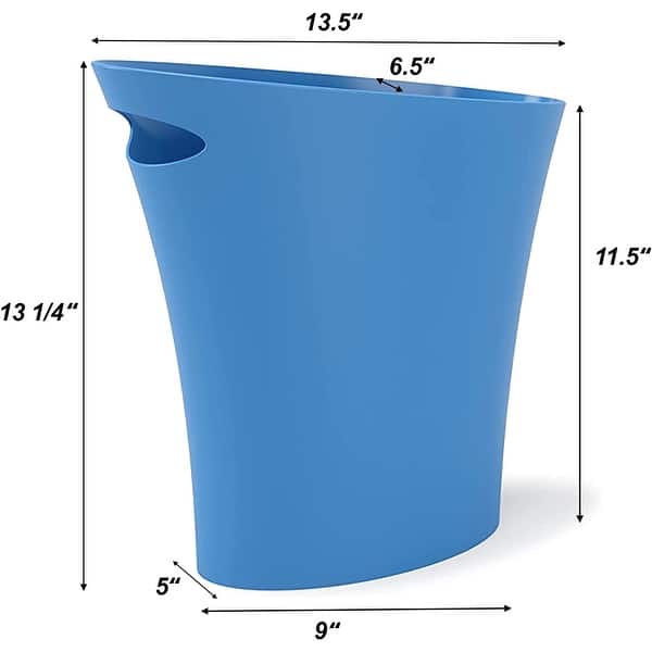 Small Trash Can – Open Top Skinny Garbage Cans for Kitchen, Office ...