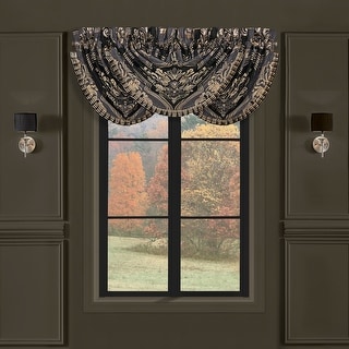J. Queen New York Savoy Window Waterfall Valance - Bed Bath & Beyond ...